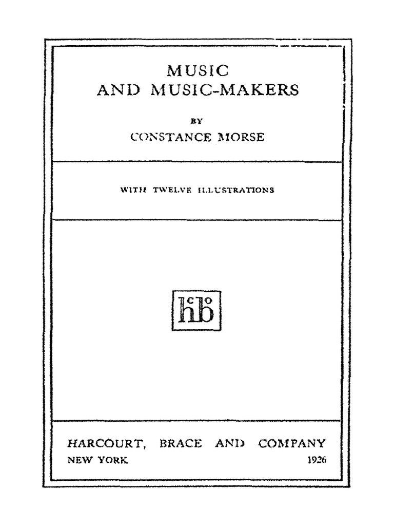 Music and Music Makers | PDF