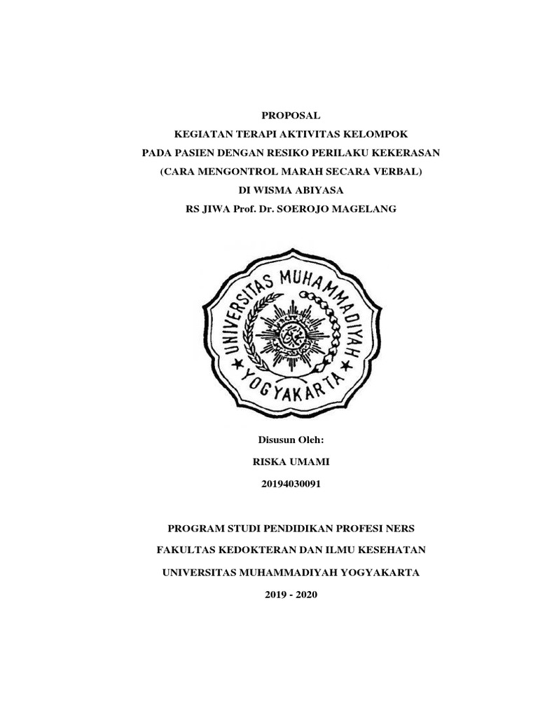 Proposal Tak RPK | PDF