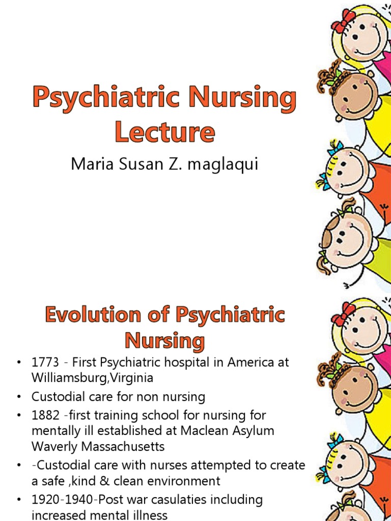 Evolution of Psychiatric Nursing Standards | PDF