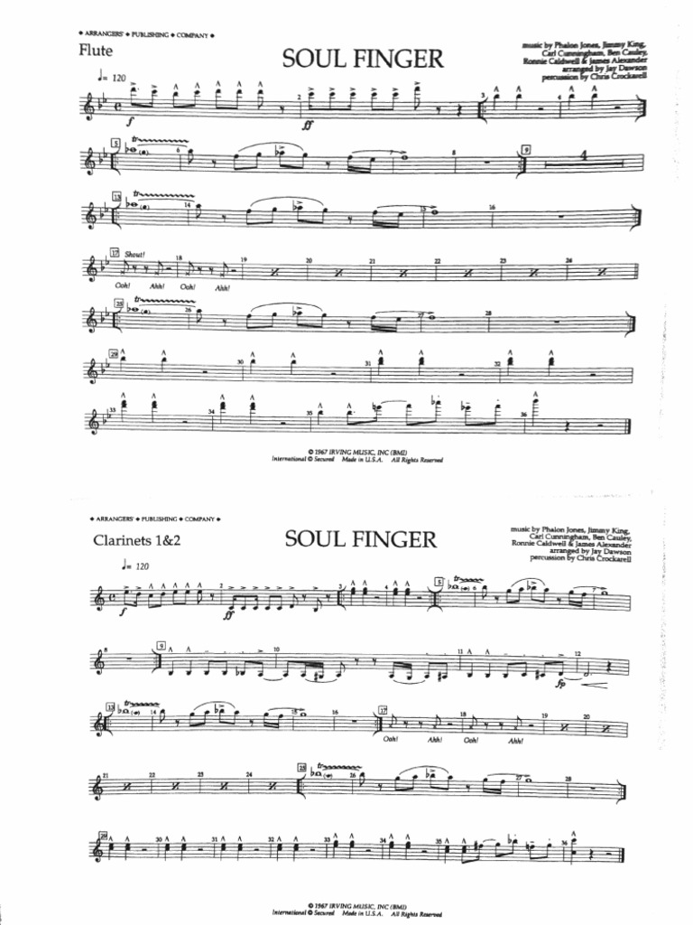 Soul - Finger Pep Band | PDF