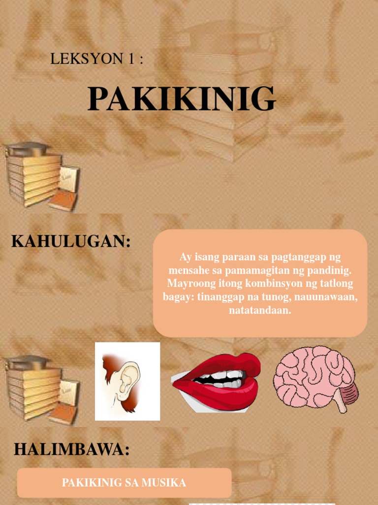 PAKIKINIG | PDF