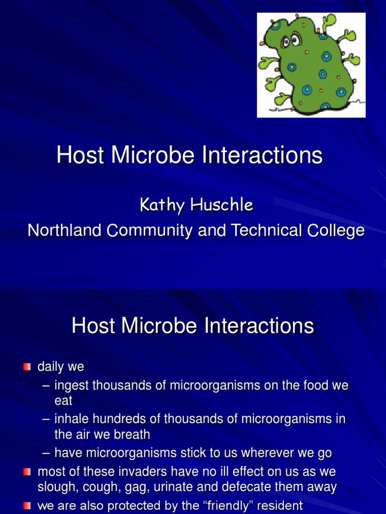 Host Microbe Interactions | PDF