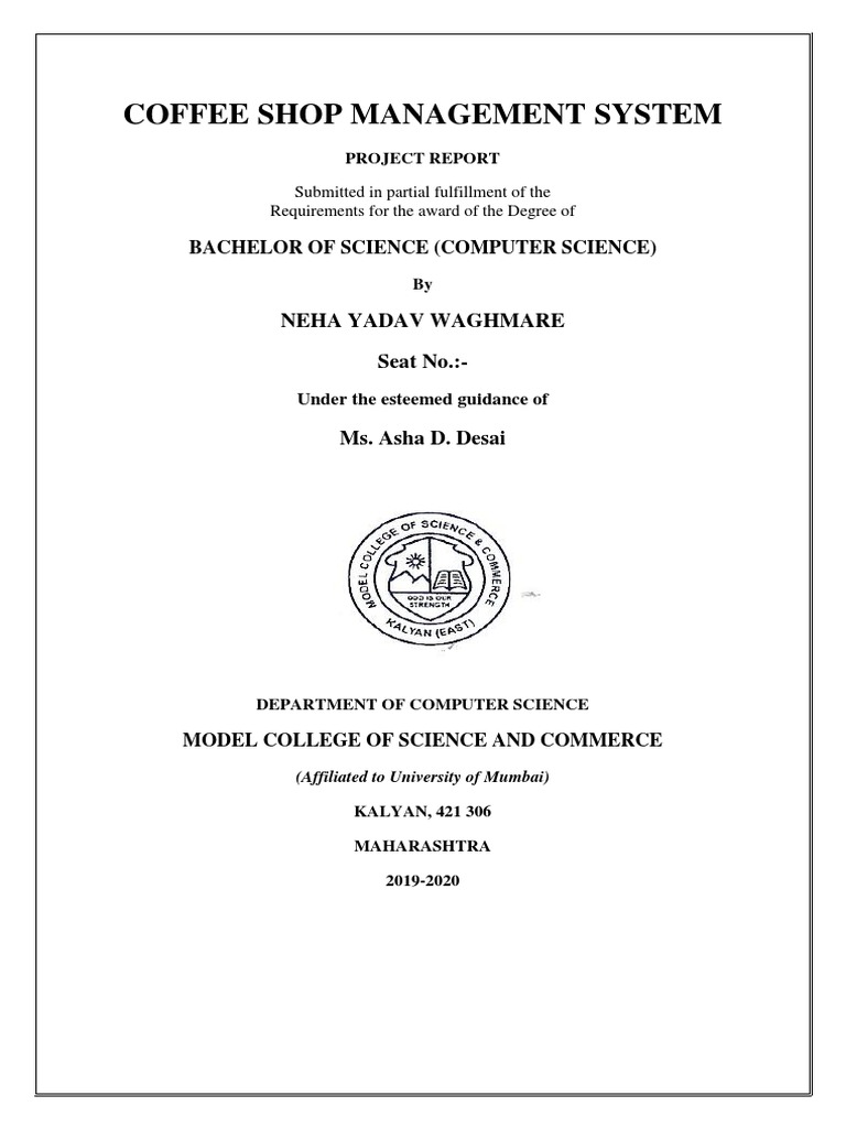 Documentation Coffee Shop | PDF | Business | Computers