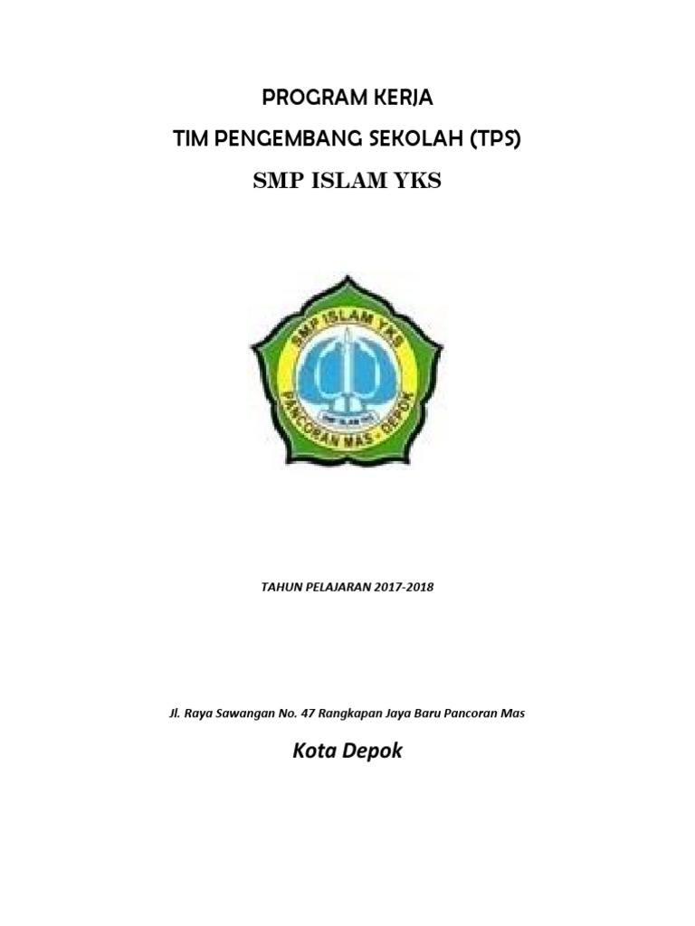 Cover Program Kerja | PDF