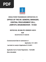 OPTCL Vendor Registration Guide | PDF | Computers