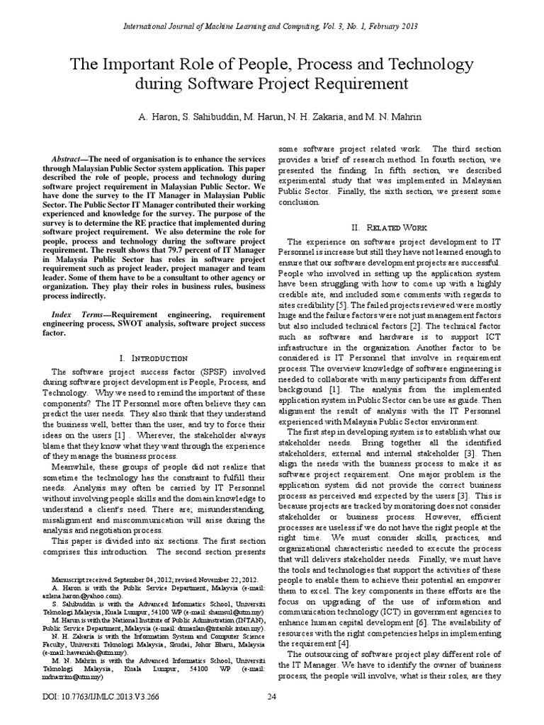 People Process and Technology | PDF | Career & Growth | Business