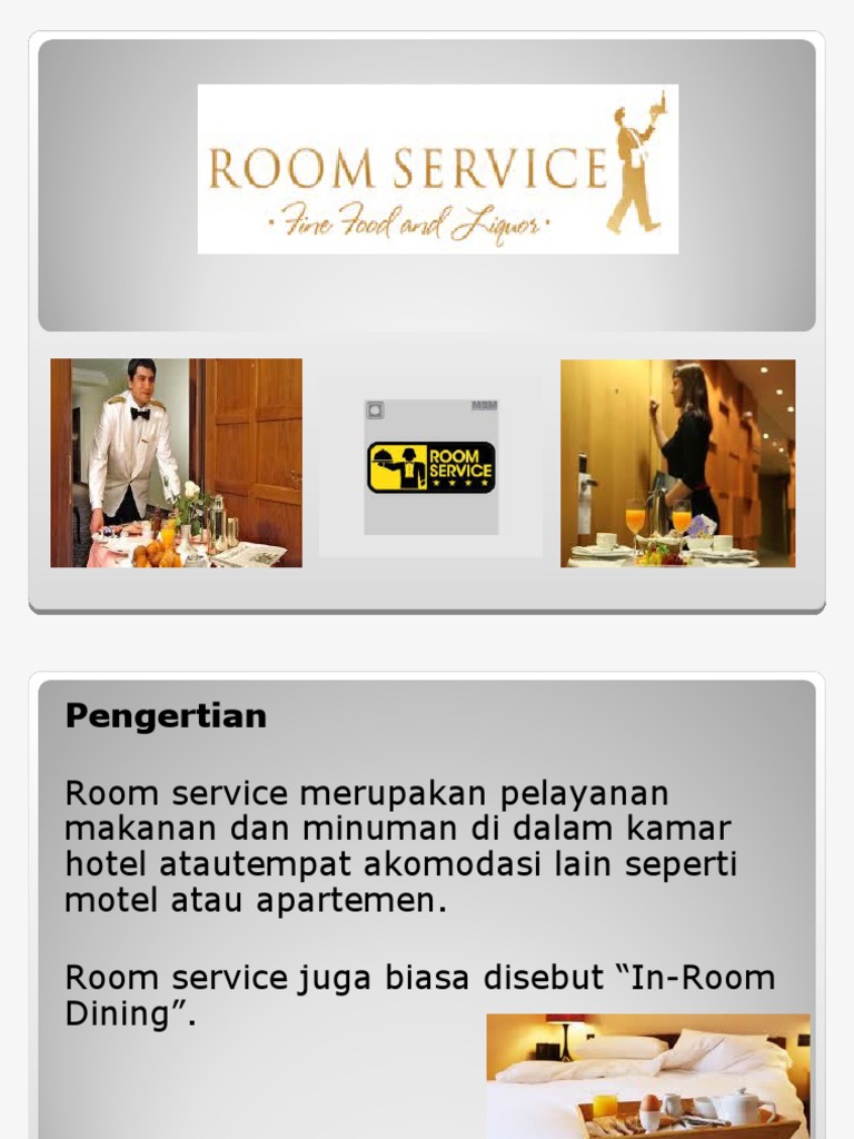 Pengertian dan Tugas Room Service | PDF | Griya & Taman