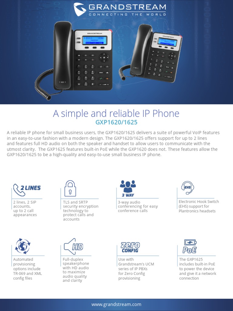 Datasheet gxp1620 1625 English PDF | PDF | Computers