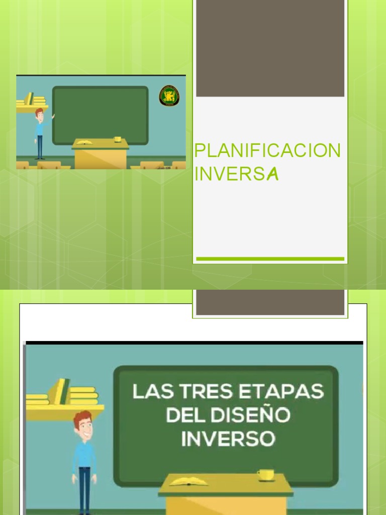 Resumen - PLANIFICACION INVERSA | PDF