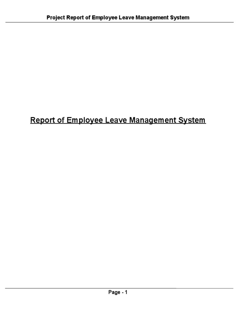 Employee Leave Management System Python | PDF