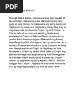 Monologue (Tagalog) | PDF