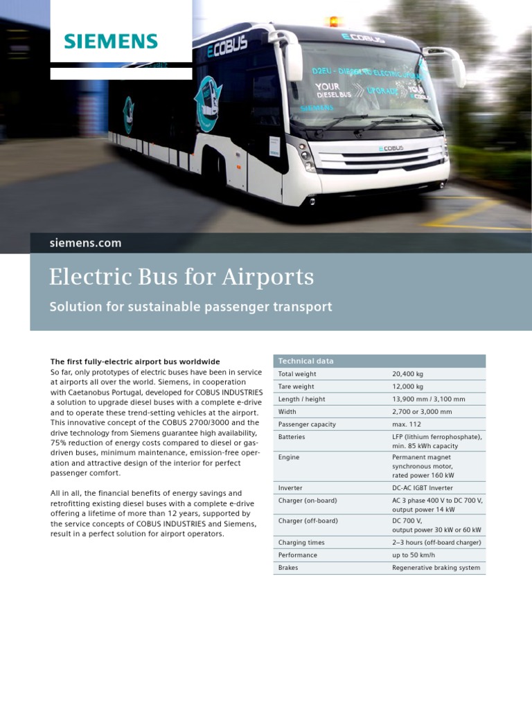 Electric Bus For Airports en | PDF | Computers | Technology & Engineering