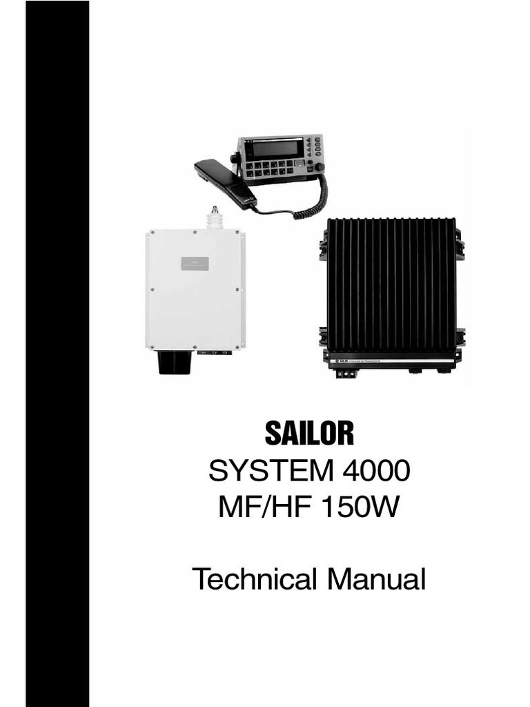 Техническое описание SAILOR 4000 | PDF