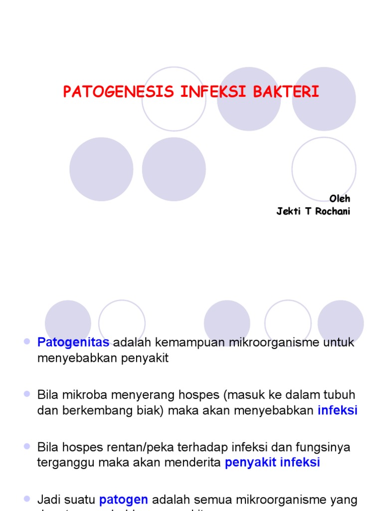 Patogenesis Infeksi Bakteri | PDF