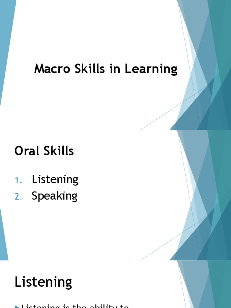 MACRO SKILLS NEW - PPT 2 | PDF | Career & Growth | Science & Mathematics