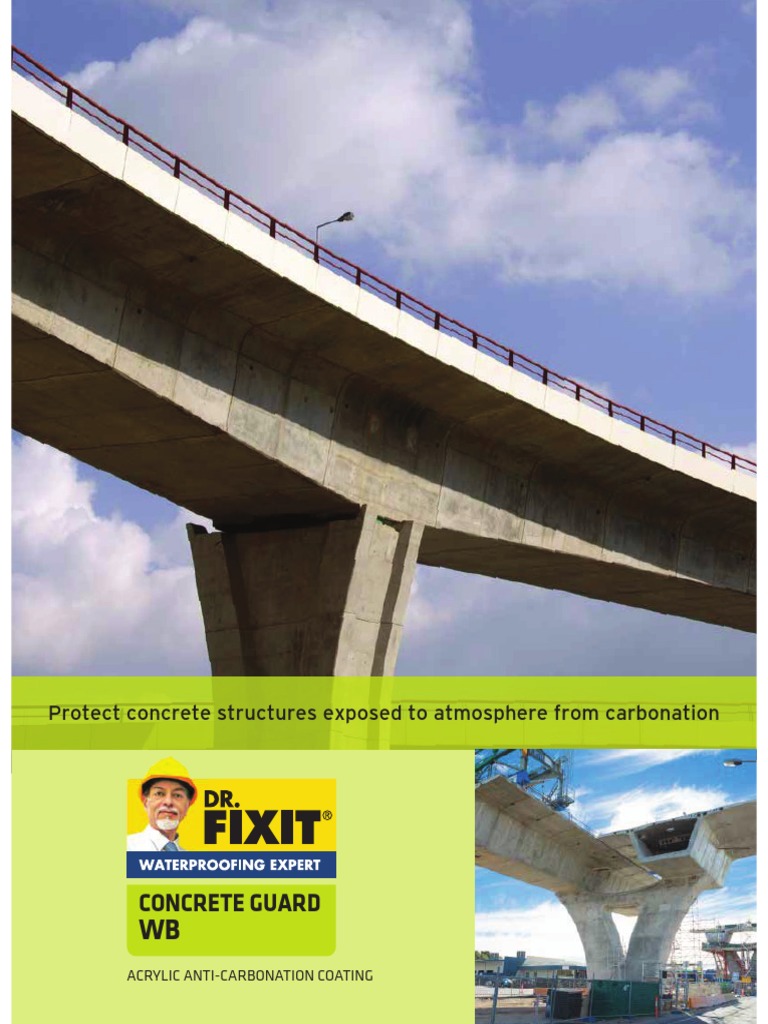 Dr. Fixit Concrete Guard WB Overview | PDF | Home & Garden | Technology ...