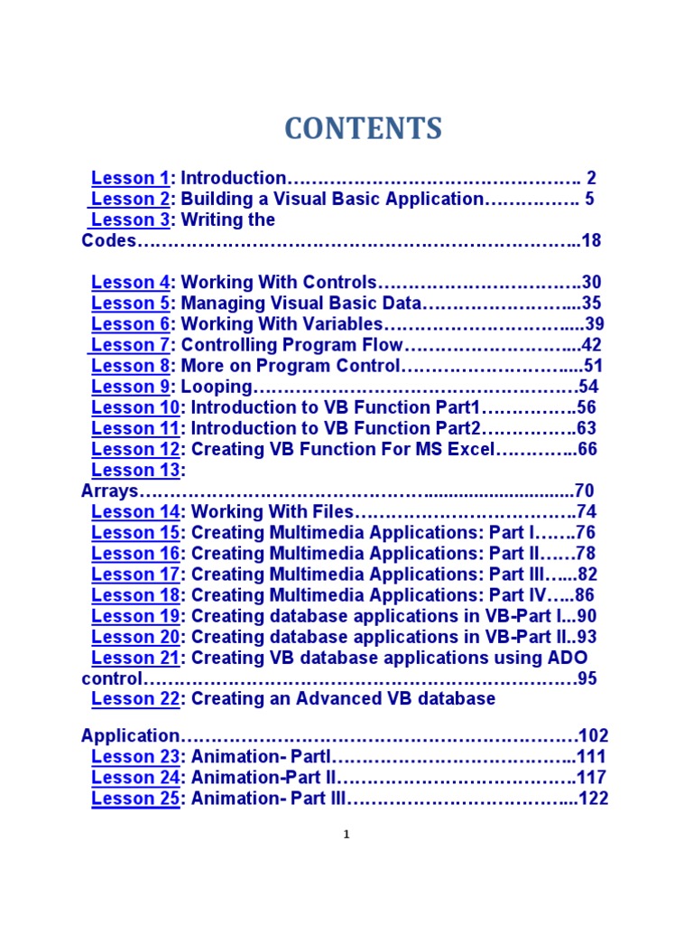 Vb Tutorial Pdf Data Type String Computer Science