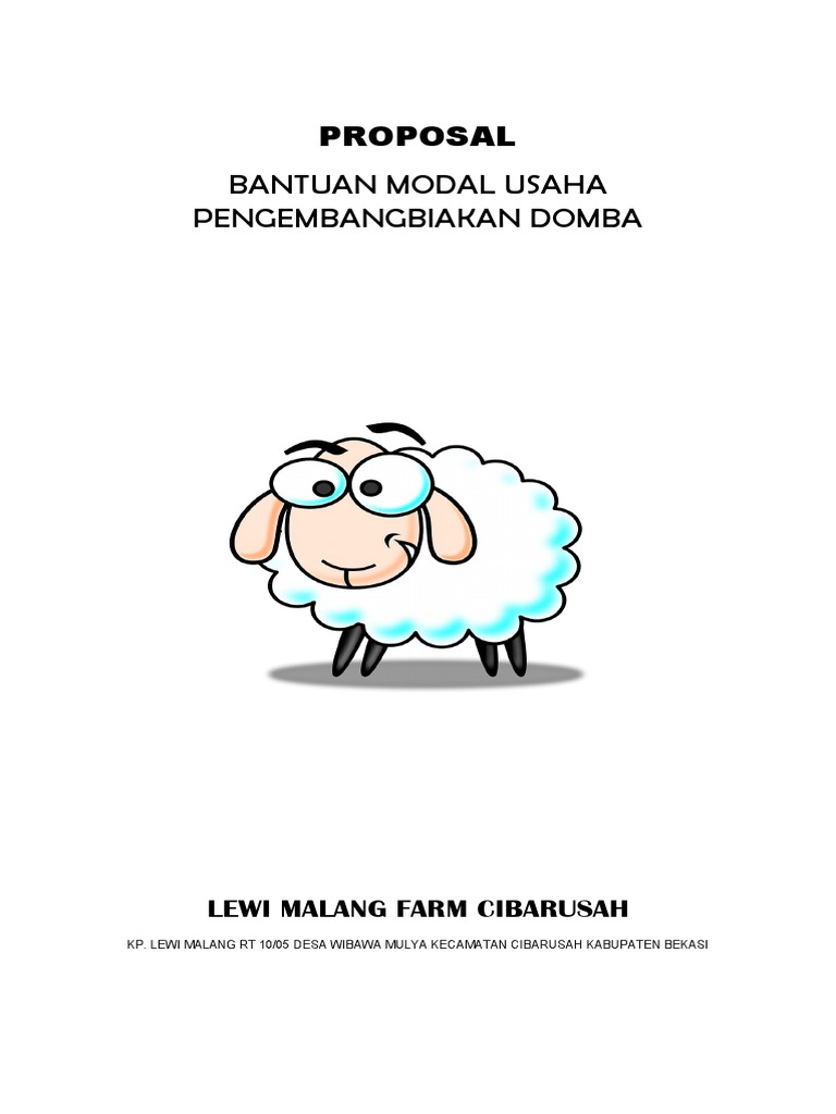 Proposal Ternak Domba | PDF