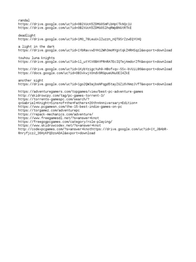 Google Drive PC Games | PDF