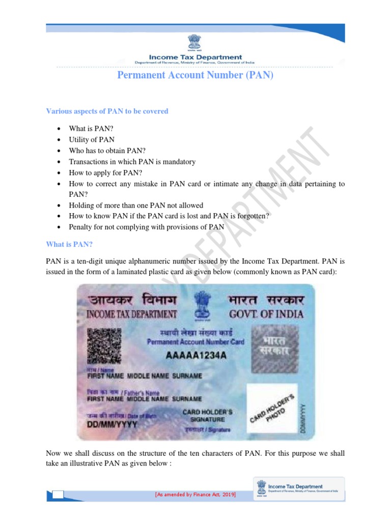 NK PAN Card Details PDF | PDF