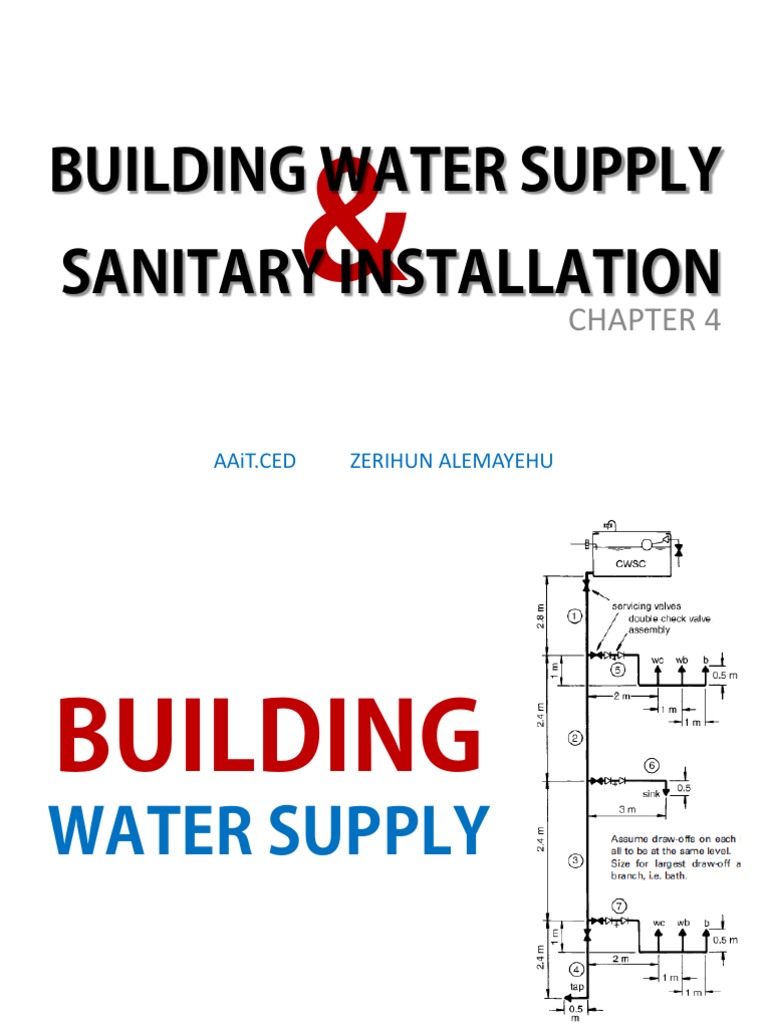 Building Water Supply Sanitary Installation | PDF