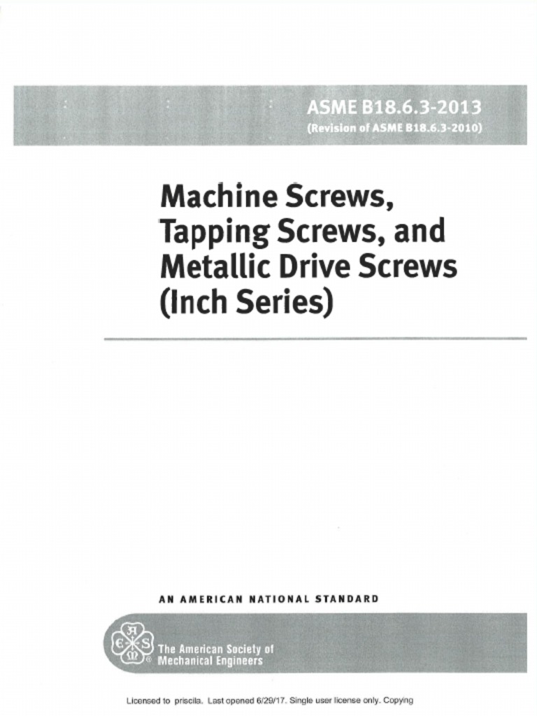 Asme B18 6 3 2013 PDF | PDF