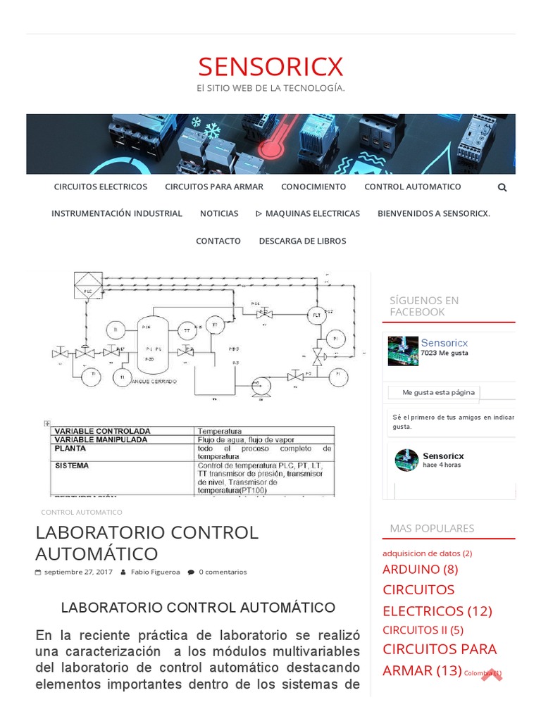 LABORATORIO DE CONTROL AUTOMÁTICO. Guía Completa PDF | PDF