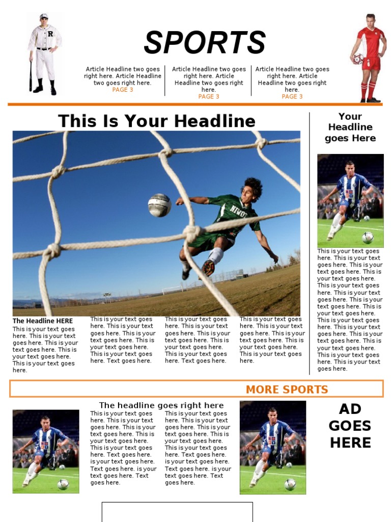 School Newspaper Template Format | PDF
