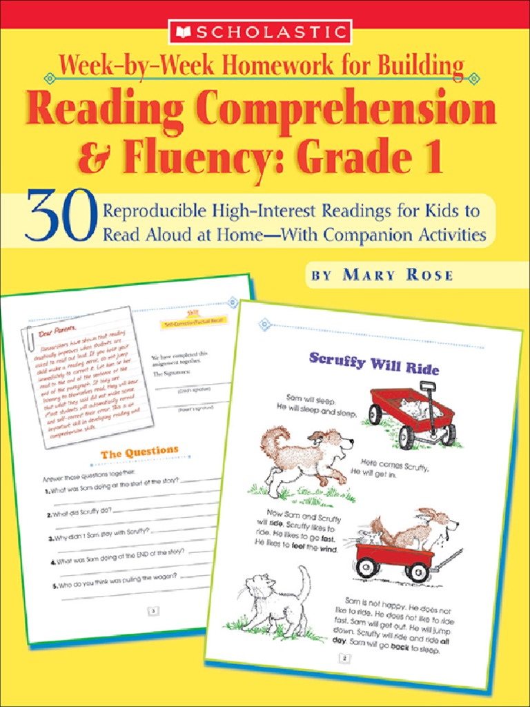 Reading Comprehension Fluency G1 | PDF | Games & Activities | Home & Garden