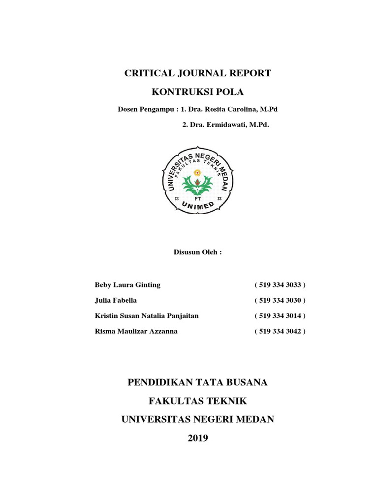 Kontruksi Pola - CJR | PDF