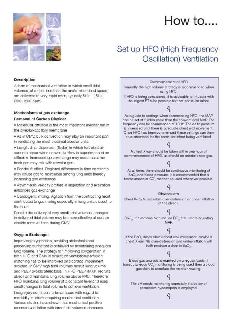 How To Set Up HFO Ventilation | PDF | Lung | Breathing