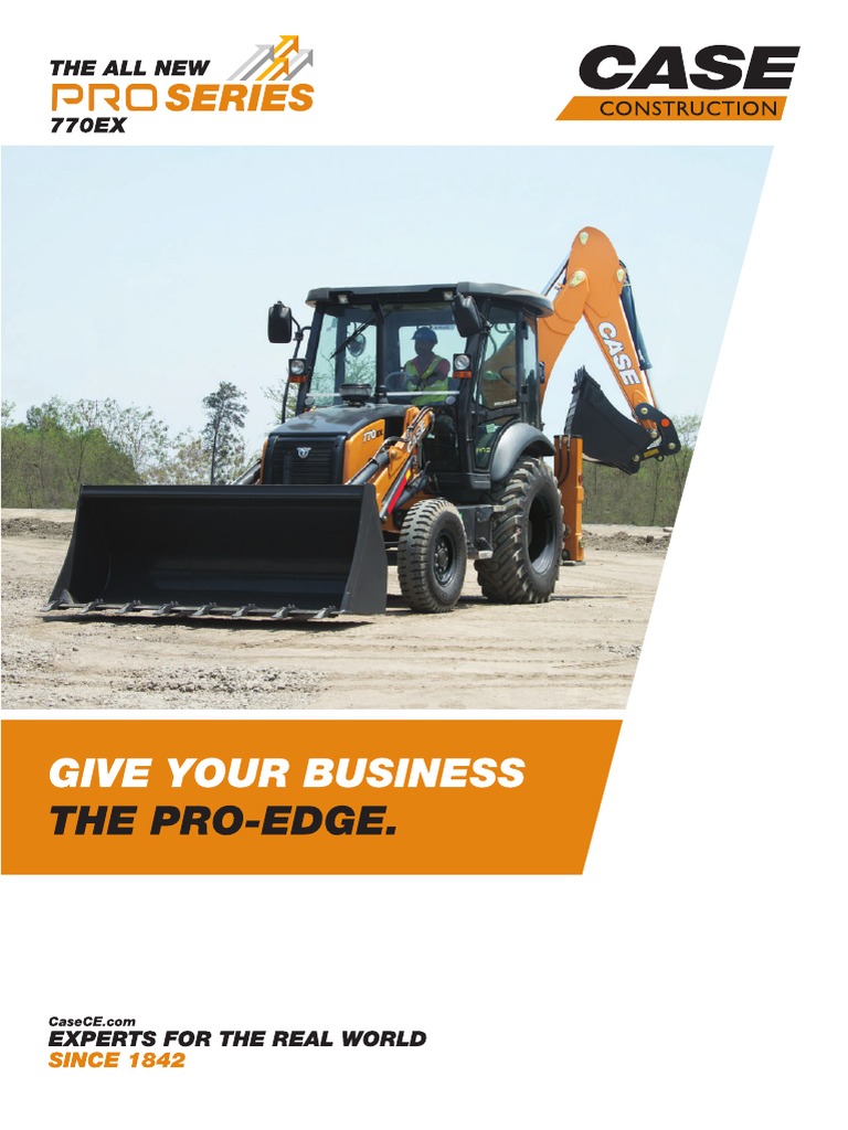770ex Series Backhoe Loaders Brochure in en | PDF
