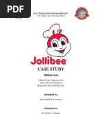 JOLLIBEE - Final Case Study | PDF | Fast Food Restaurants | Brand
