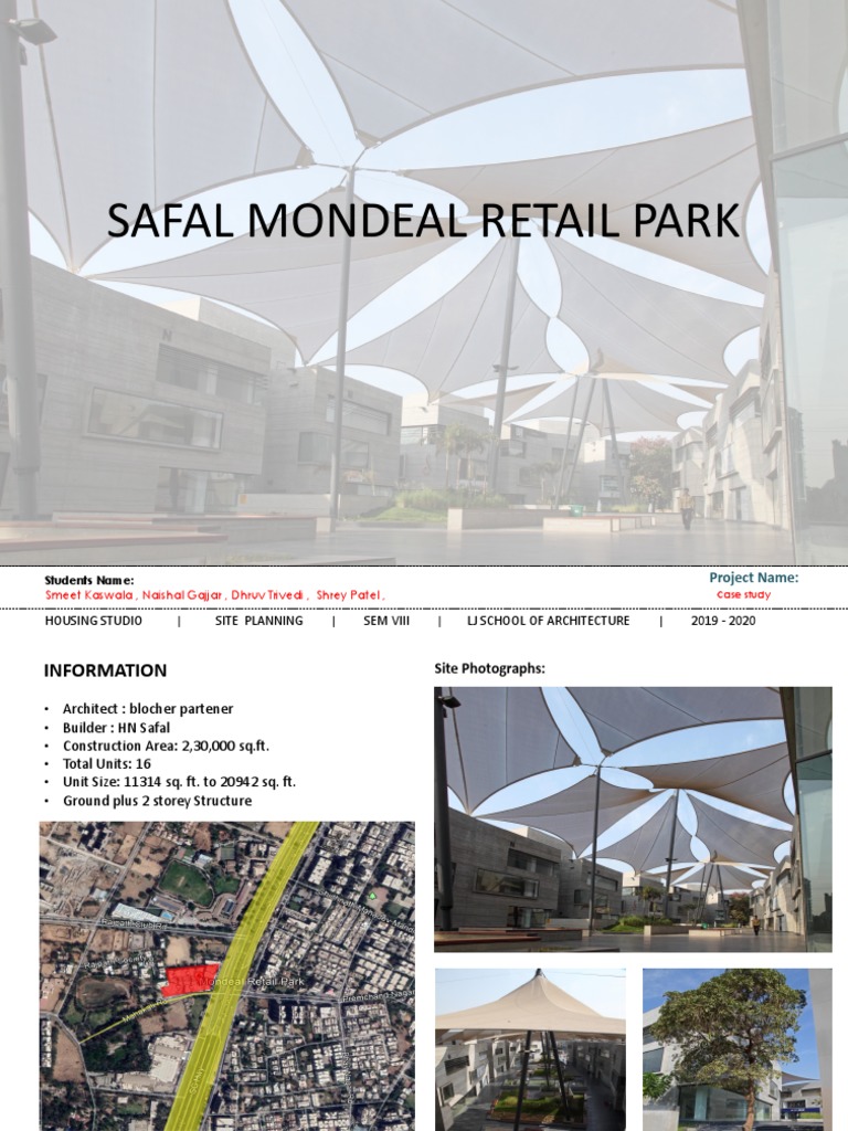 Safal Mondeal Retail Park | PDF | Buildings And Structures | Economic ...