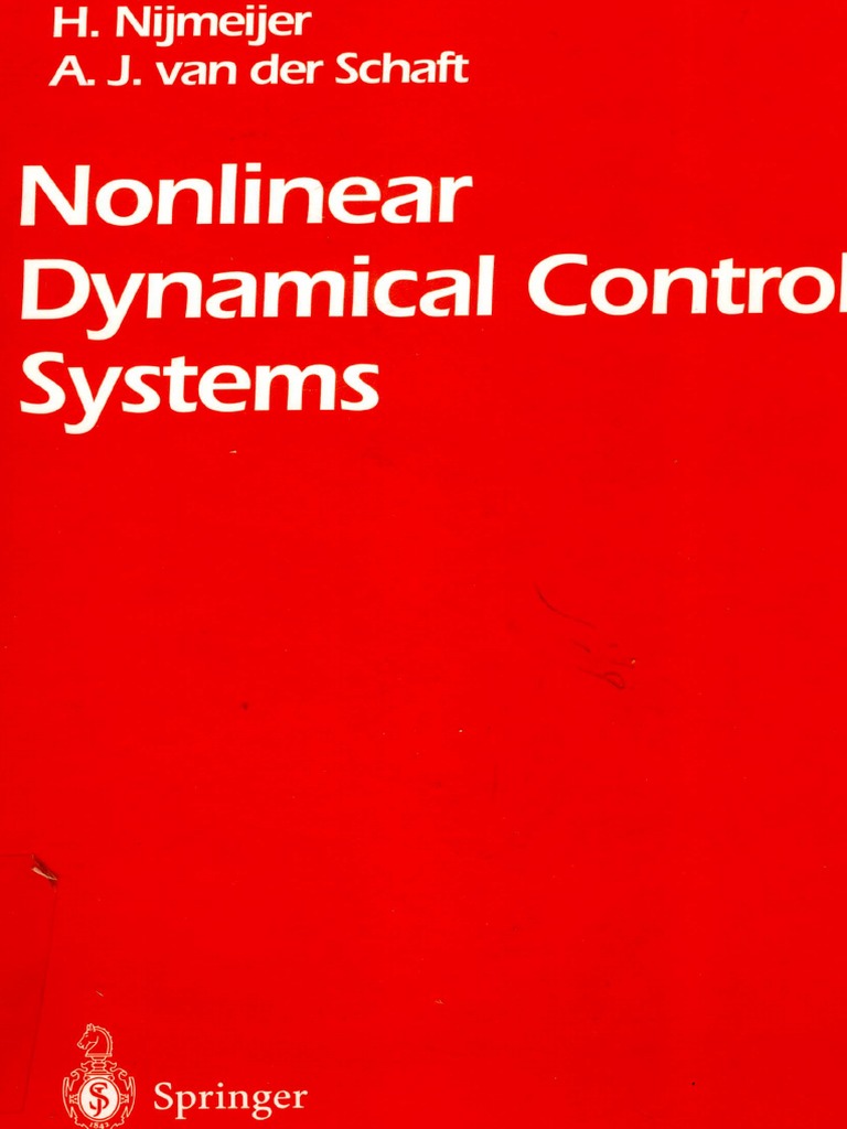 Nonlinear Dynamical Control Systems-Nijmeijer, H., Van Der Schaft, A PDF | PDF
