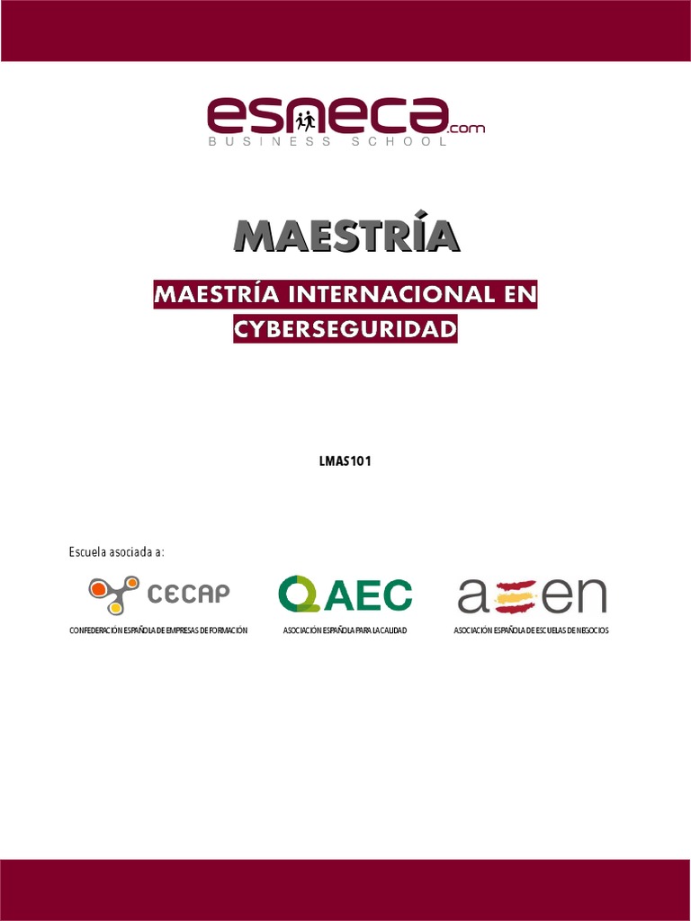 Maestria en Seguridad Informatica | PDF | La seguridad informática ...