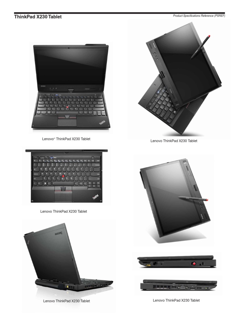 ThinkPad X230 Tablet WE | PDF | Computer Monitor | Solid State Drive