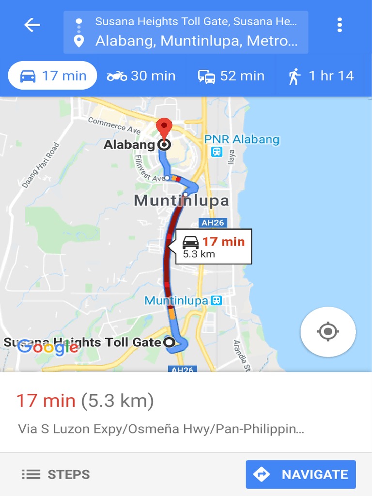 Susana Heights Exit, Tunasan To Muntinlupa, Metro Manila - Google Maps ...
