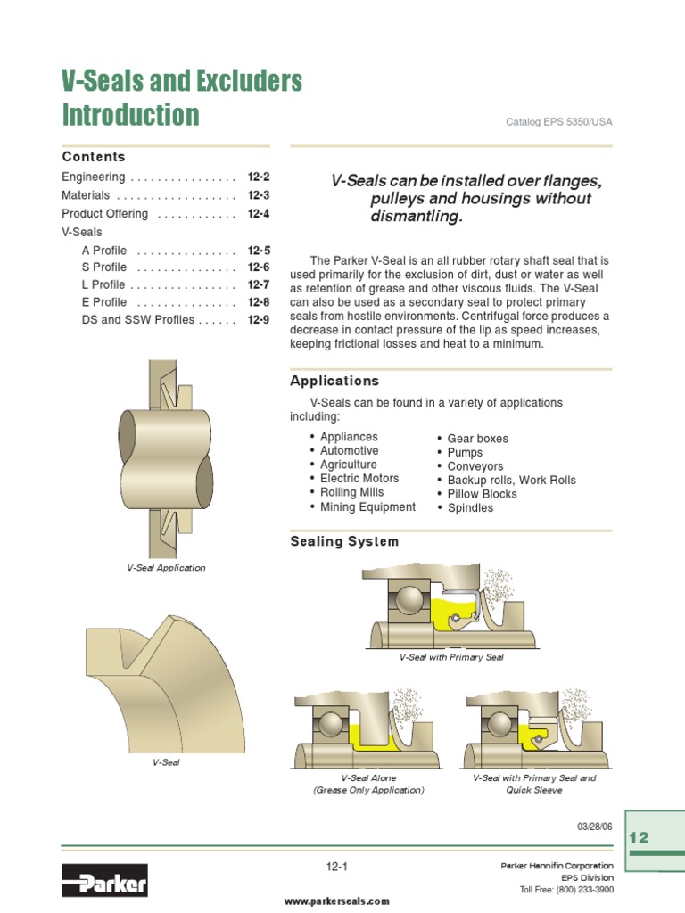 Understanding V-Seals: Design Features, Applications, and Common ...