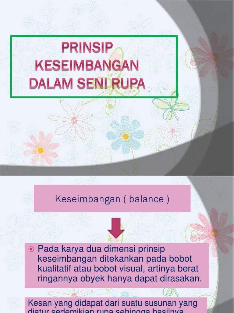 Prinsip Keseimbangan Dalam Seni Rupa | PDF