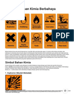 Simbol Bahaya Bahan Kimia Laboratorium | PDF