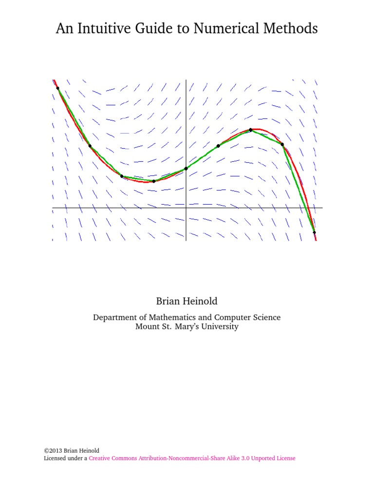 An Intuitive Guide To Numerical Methods Heinold PDF | PDF | Numerical ...