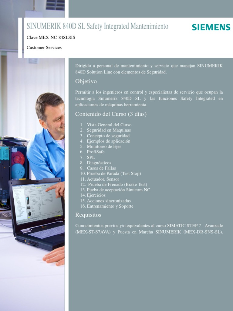 Sinumerik 840d SL Safety Integrated Mantenimiento | PDF