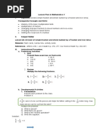 Adding Similar Fractions Lesson Plan | PDF | Fraction (Mathematics ...