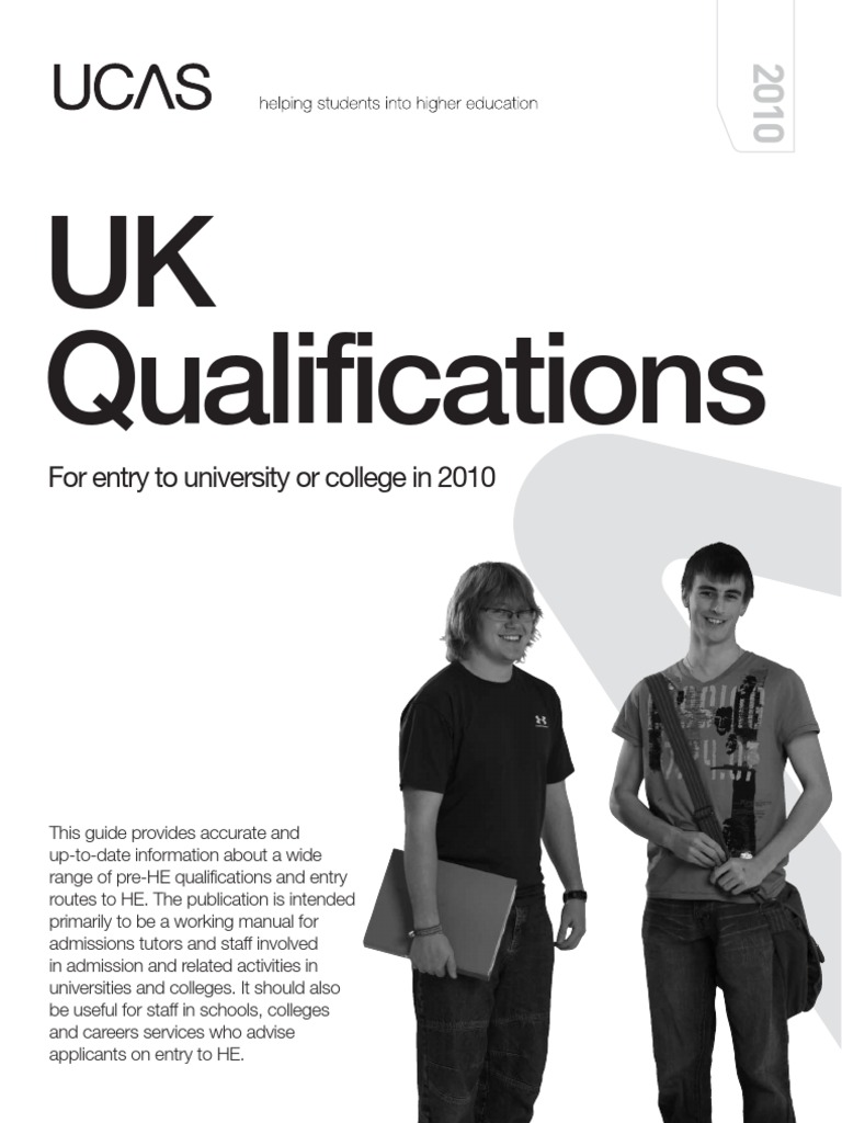 UCAS Qualifications | PDF | Students | Standardized Tests