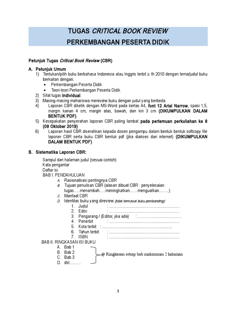 Tugas Review Buku Perkembangan Peserta Didik | PDF