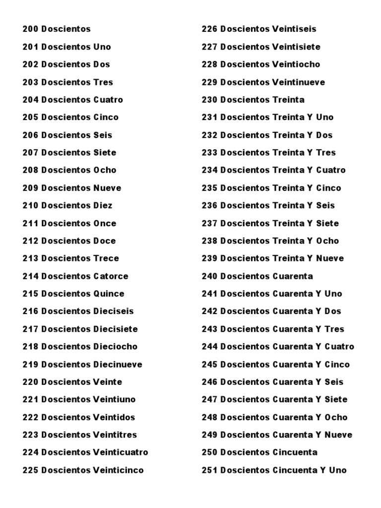 200 Doscientos | PDF
