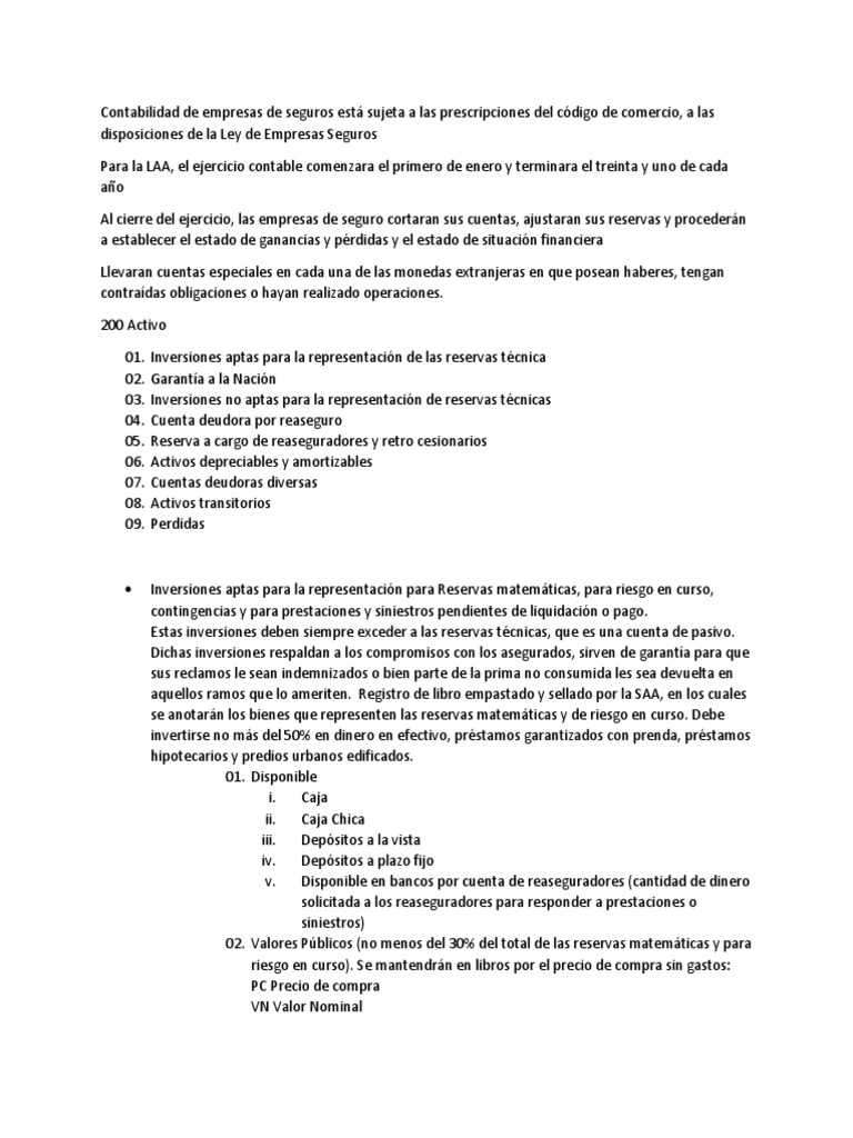 Guia Practica de Contabilidad de Seguros | PDF | Reaseguro | Seguro