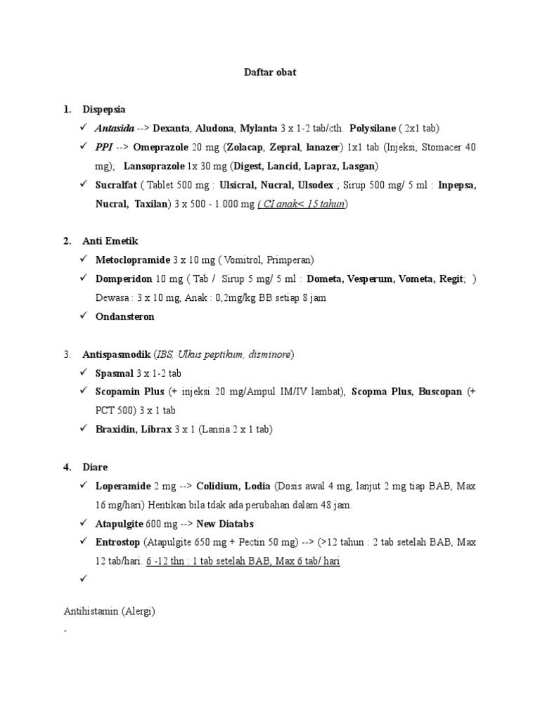 Daftar obat-WPS Office | PDF