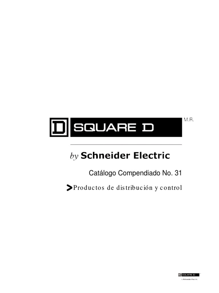 Catalogo Square D | PDF | Corriente alterna | Motor eléctrico